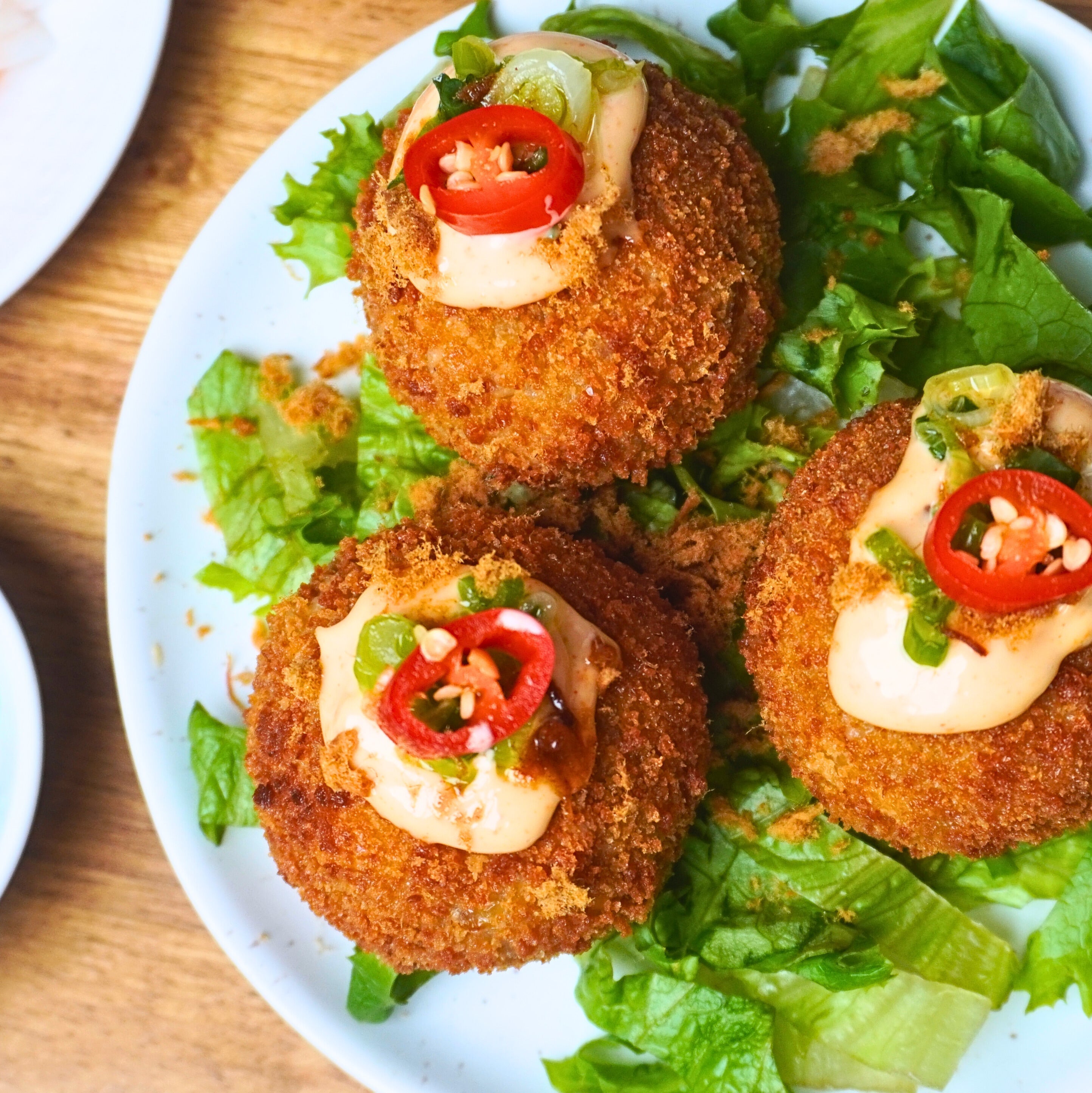 Panko-crusted Sticky Rice Croquettes – Nguyen Food Stall
