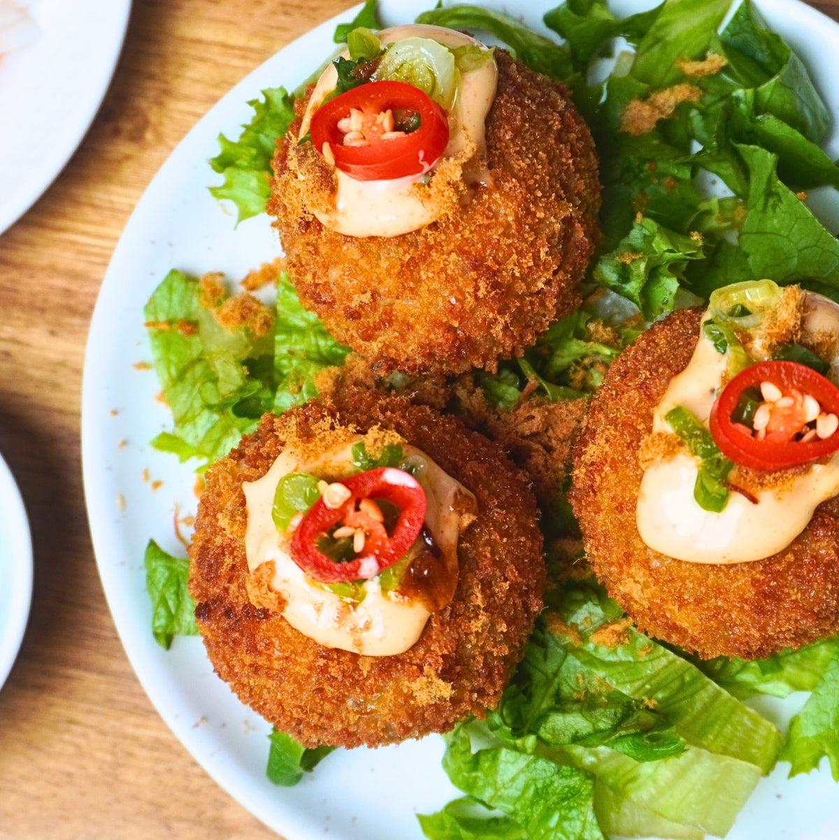 Panko-crusted Sticky Rice Croquettes – Nguyen Food Stall